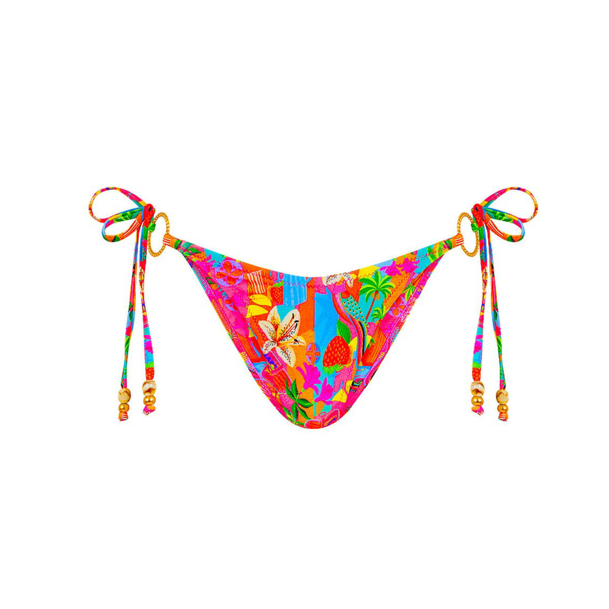 Ring Cheeky Tie Bikini Bottom - Havana Haven — Val Surf