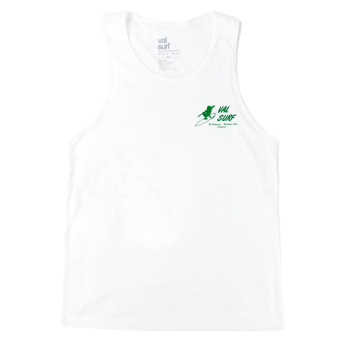 TBT Green Room Tank - White — Val Surf