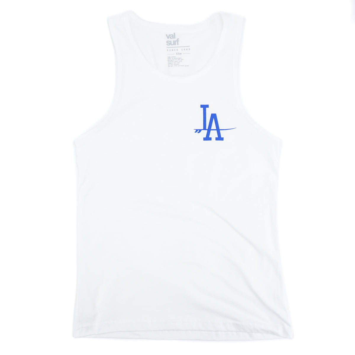 LA Surf Logo Tank - White — Val Surf